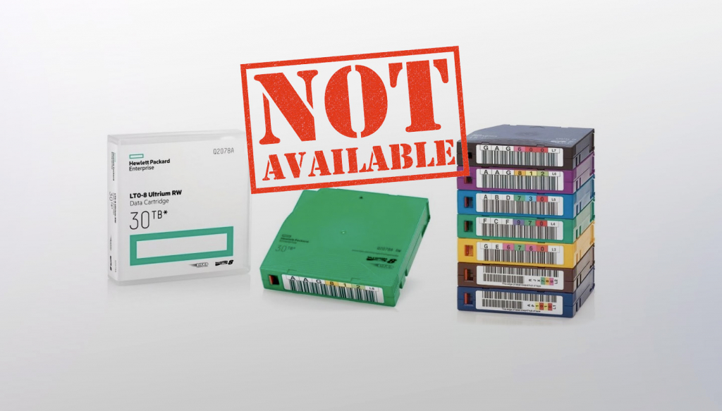 What to Do About the LTO-8 Tape Shortage