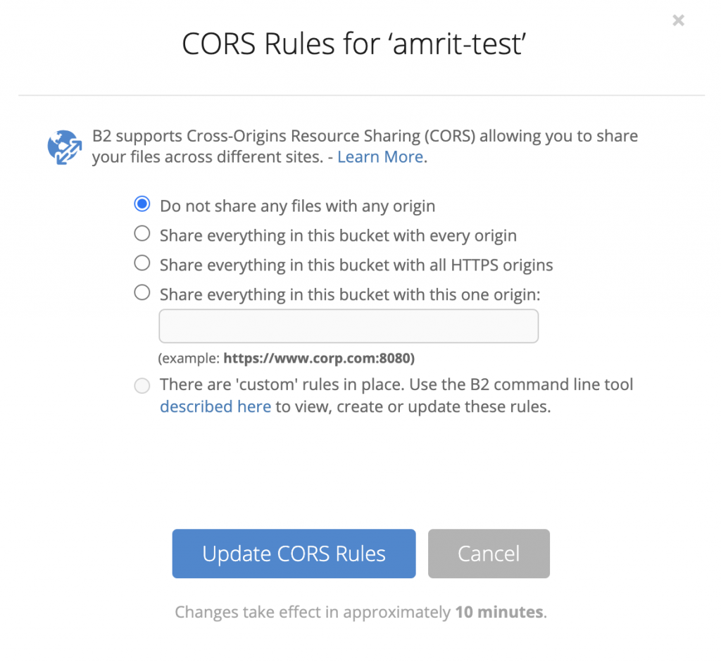 Development Simplified: CORS Support for the Backblaze S3 Compatible API