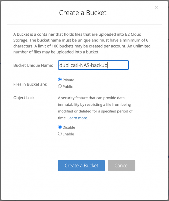 Overview of Duplicati Backups to Cloud Storage