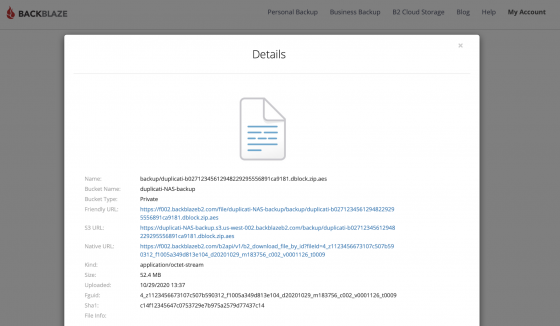 Overview of Duplicati Backups to Cloud Storage
