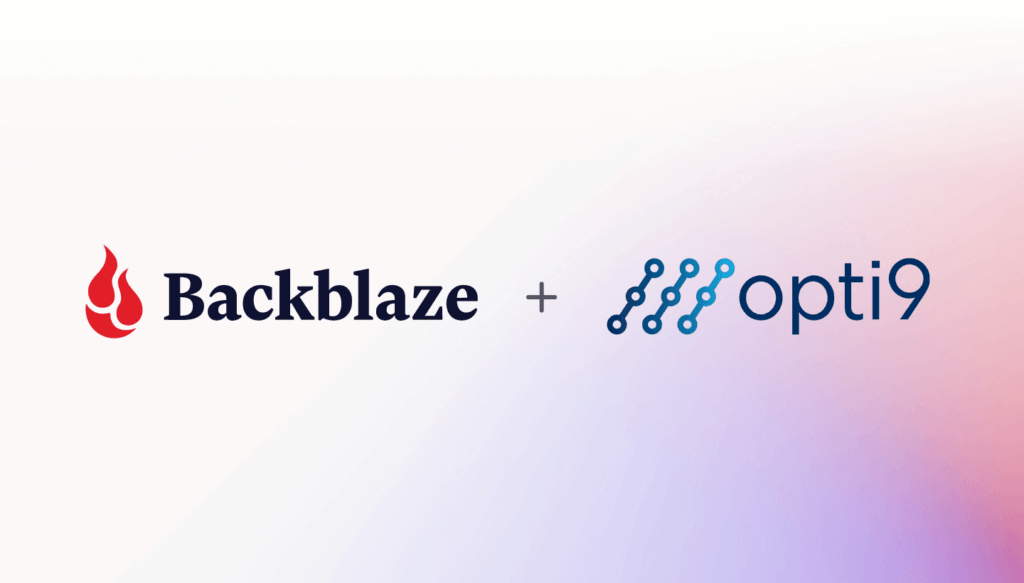 Backblaze Partners with Opti9 and Adds Canadian Data Region